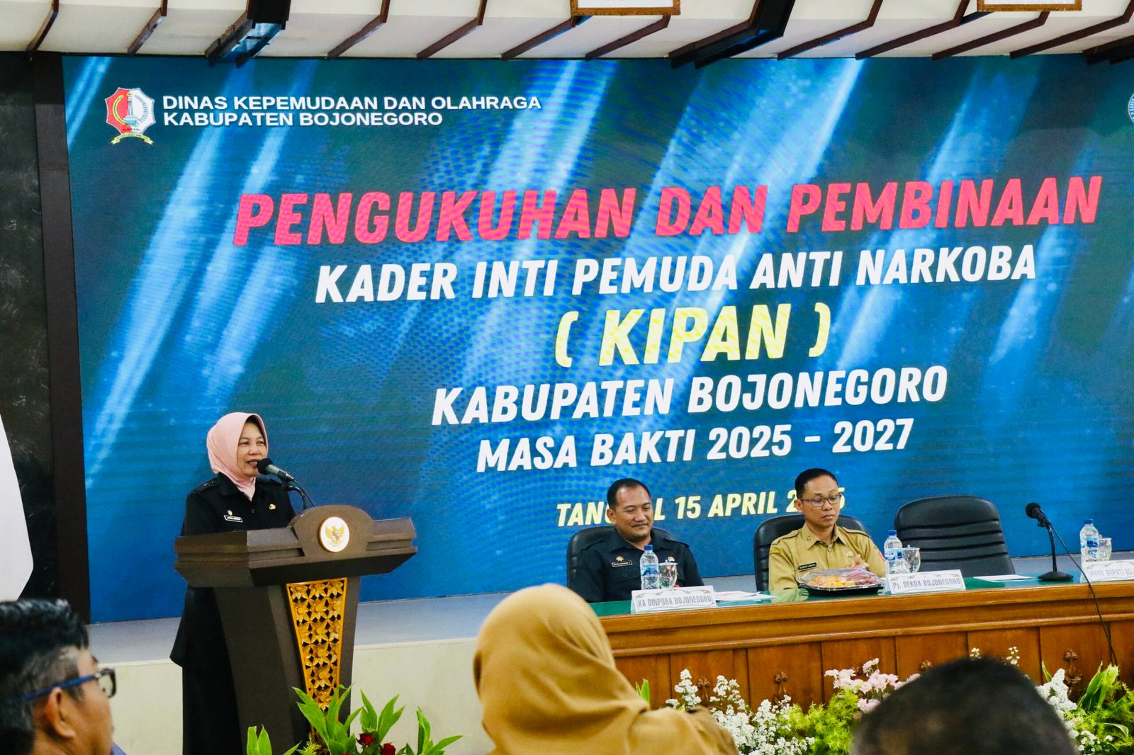 Wabub Bojonegoro Kukuhkan Pengurus KIPAN Bojonegoro Periode 2025-2027 ...